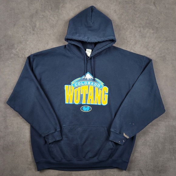 Gildan | Shirts | Denver Colorado Wu Tang Clan Nuggets Hoodie Mens 2xl ...